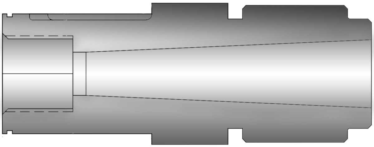 Heated Tapered Nozzle - Fast Heat by Spark Industries
