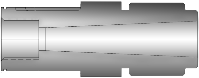 Heated Tapered Nozzle - Fast Heat by Spark Industries